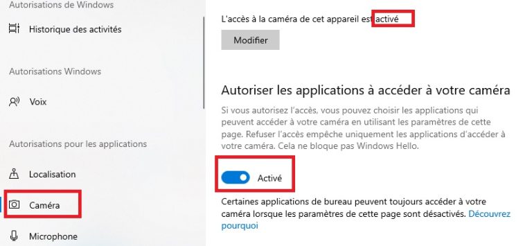 Comment activer la webcam sur Windows 10 & 11 - Carinna